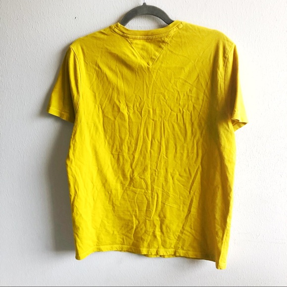 Tommy Hilfiger | Tops | Tommy Hilfiger Top Mustard Yellow Logo Tee Sz S ...